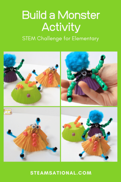 Easy Create Your Own Monster STEM Activity for Kids!