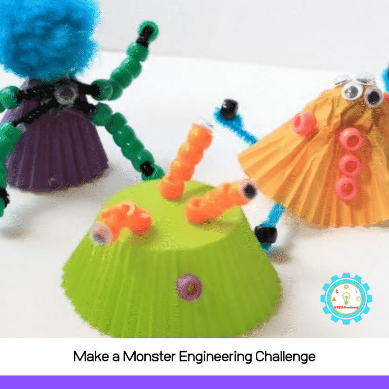 Easy Create Your Own Monster STEM Activity for Kids!