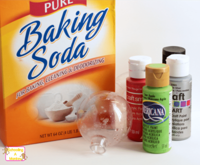 Magical Christmas STEM Fizzing Ornaments STEAM Activity