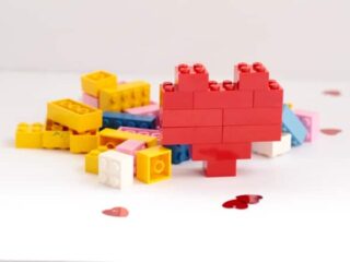 How to Make a LEGO Heart Using Bricks You Already Own!