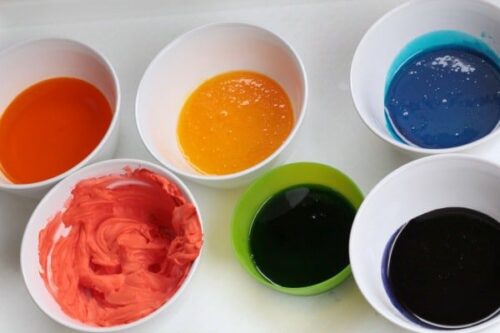 Colorful Rainbow Density Jar Science Experiment for Kids