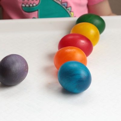 How to Do the Rainbow Rubber Egg Experiment