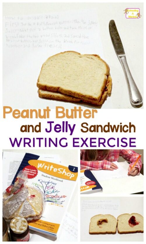 Hands-On Writing Activity: Peanut Butter Sandwich Lesson
