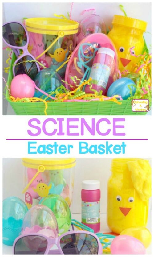 Easy and Colorful Science Easter Basket on a Budget