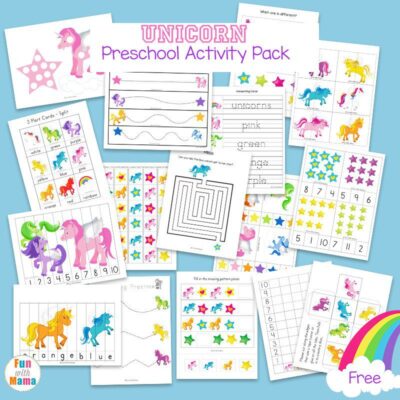 20 Unicorn Activity Ideas- Unicorn Crafts, Printables, and STEM Activities!