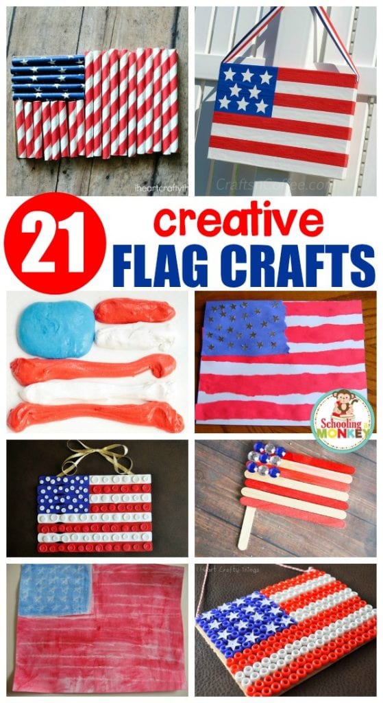 Super Fun and Patriotic American Flag Crafts for Kids