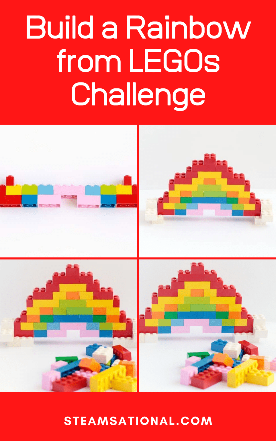 How to Make a LEGO Rainbow with Classic LEGO Bricks