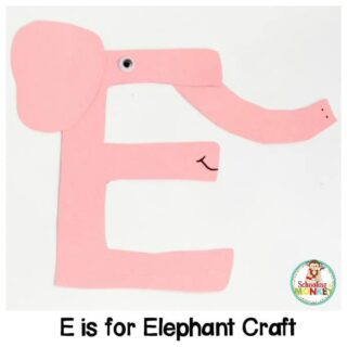 E is for Elephant Alphabet Craft