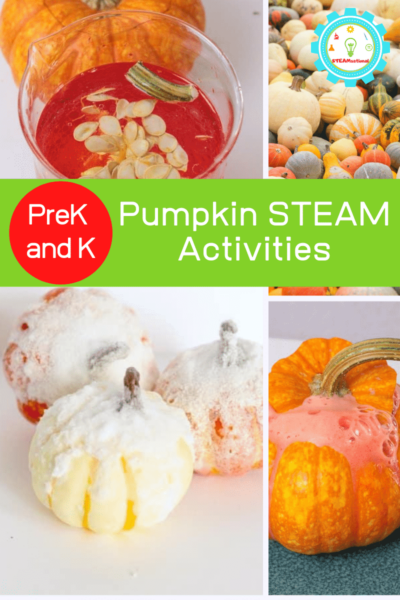 Pumpkin STEM Activities For Kindergarten and Preschool