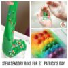 15+ Ideas for St. Patrick's Day STEM Sensory Bins