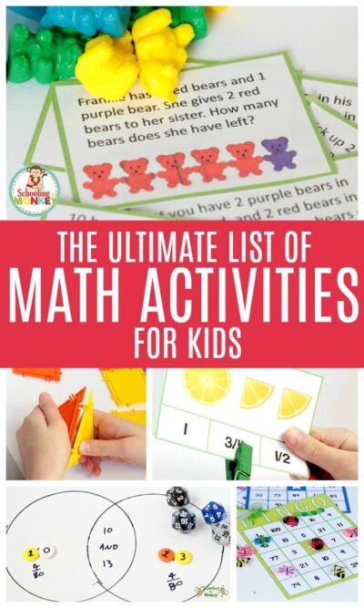 50+ Fun Math Activities for Kids