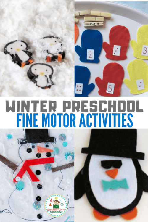 Winter Fine Motor Activities for Kids