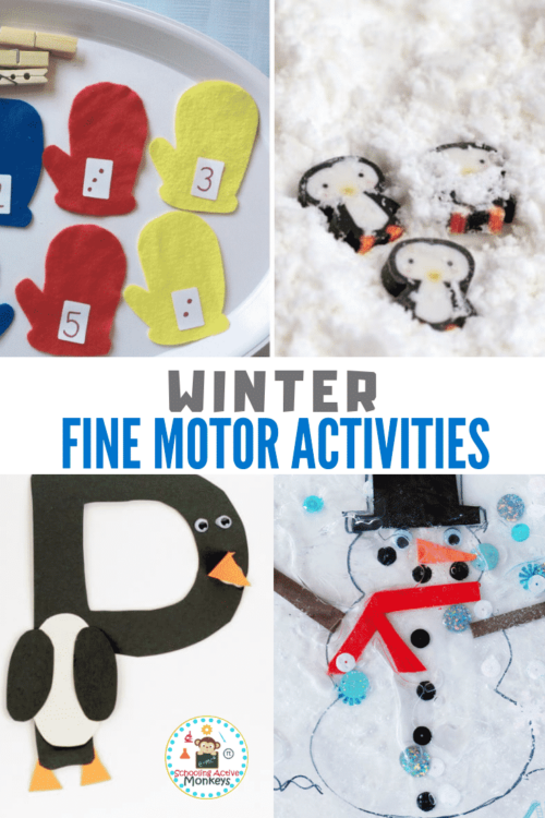 20 of the Best Winter Fine Motor Activities for Preschoolers