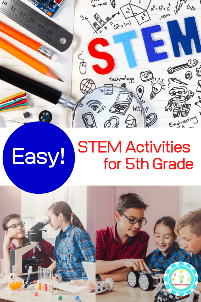 25 Quick And Easy STEM Activities For 5th Grade