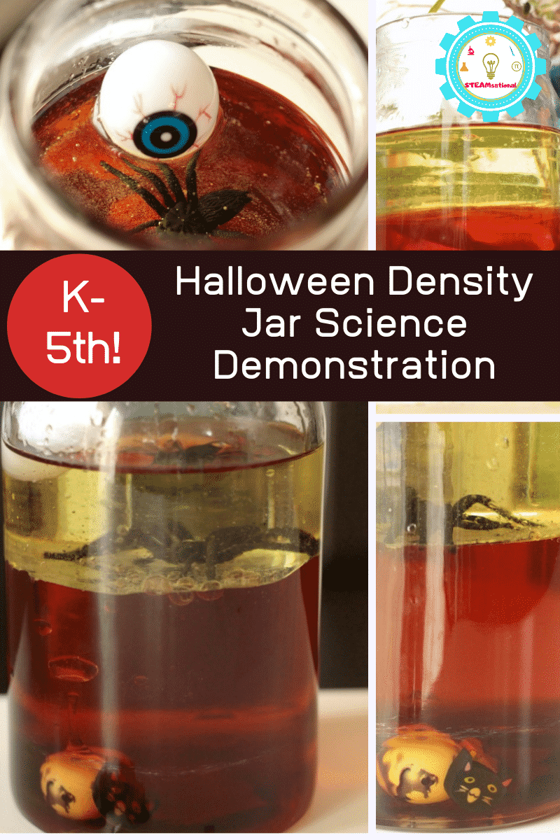 How to Make a Spooktacular Halloween Density Jar