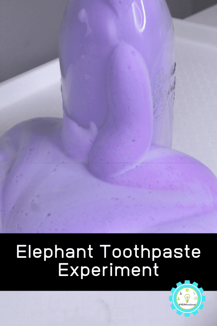 Elephant Toothpaste Explosion Experiment