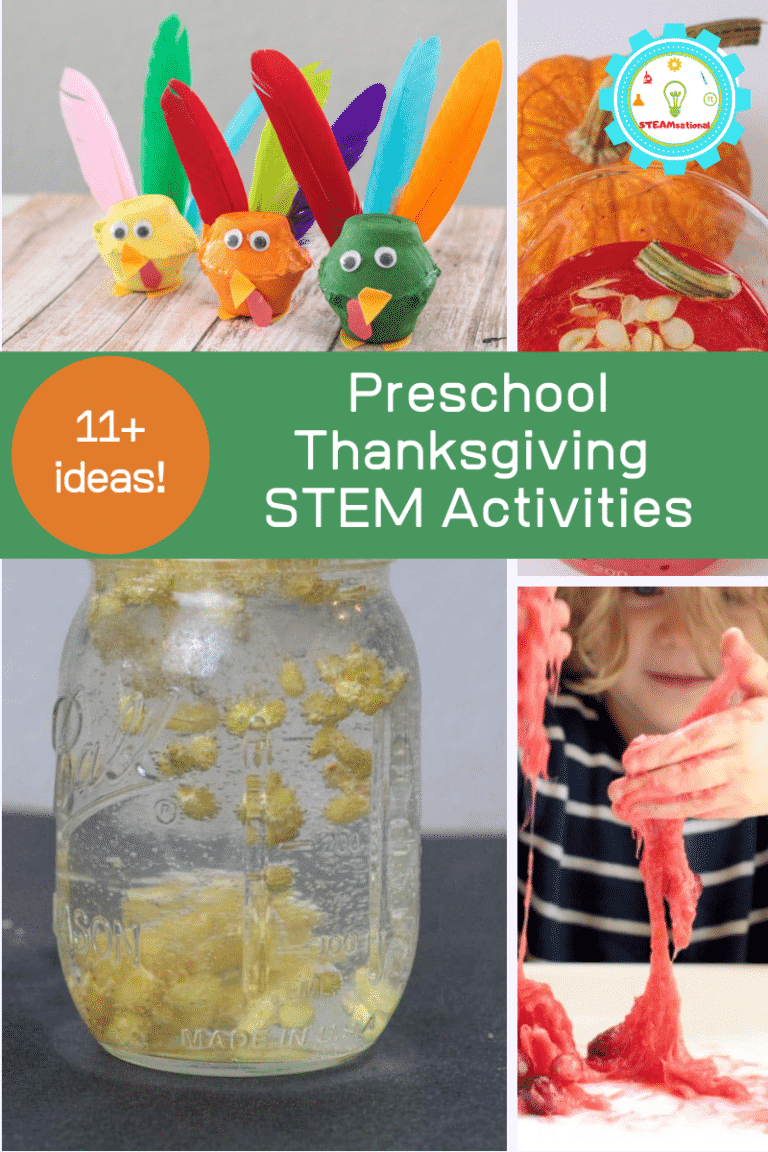 Easy Preschool Thanksgiving STEM Activities Easy Preschool Thanksgiving STEM Activities