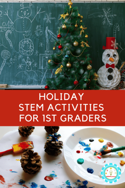 Low-Prep Christmas STEM Activities for First Grade