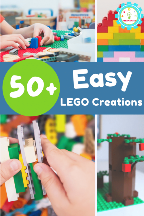 50+ Easy LEGO Creations for Beginning LEGO Builders