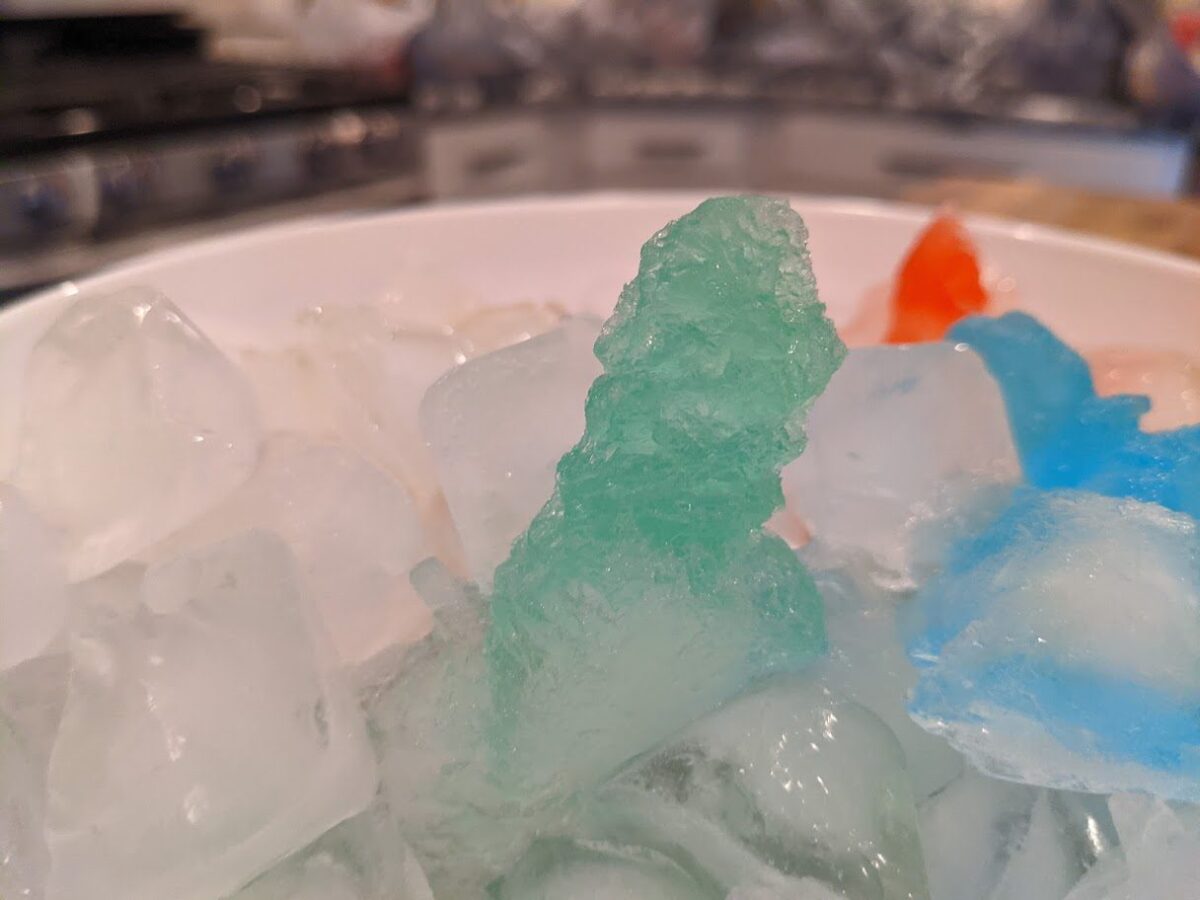 How to Make an Instant Ice Rainbow