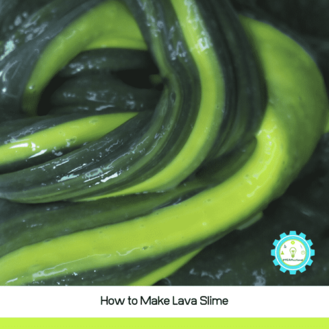 Stretchy, Colorful Lava Slime Recipe- Just 3 Ingredients!
