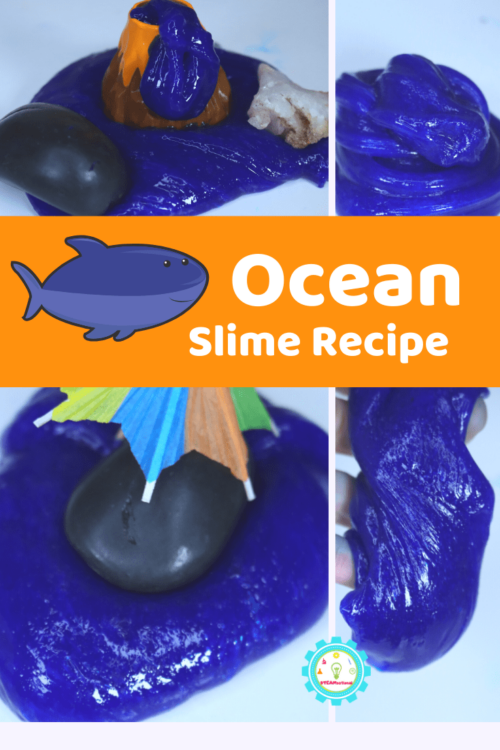 Easy Ocean Slime Recipe Without Borax!
