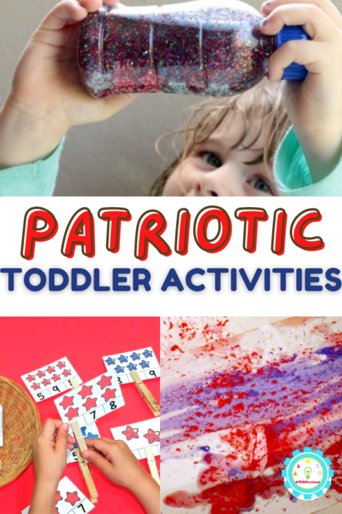 Patriotic Activities for Toddlers with Fun Red, White, and Blue Themes!