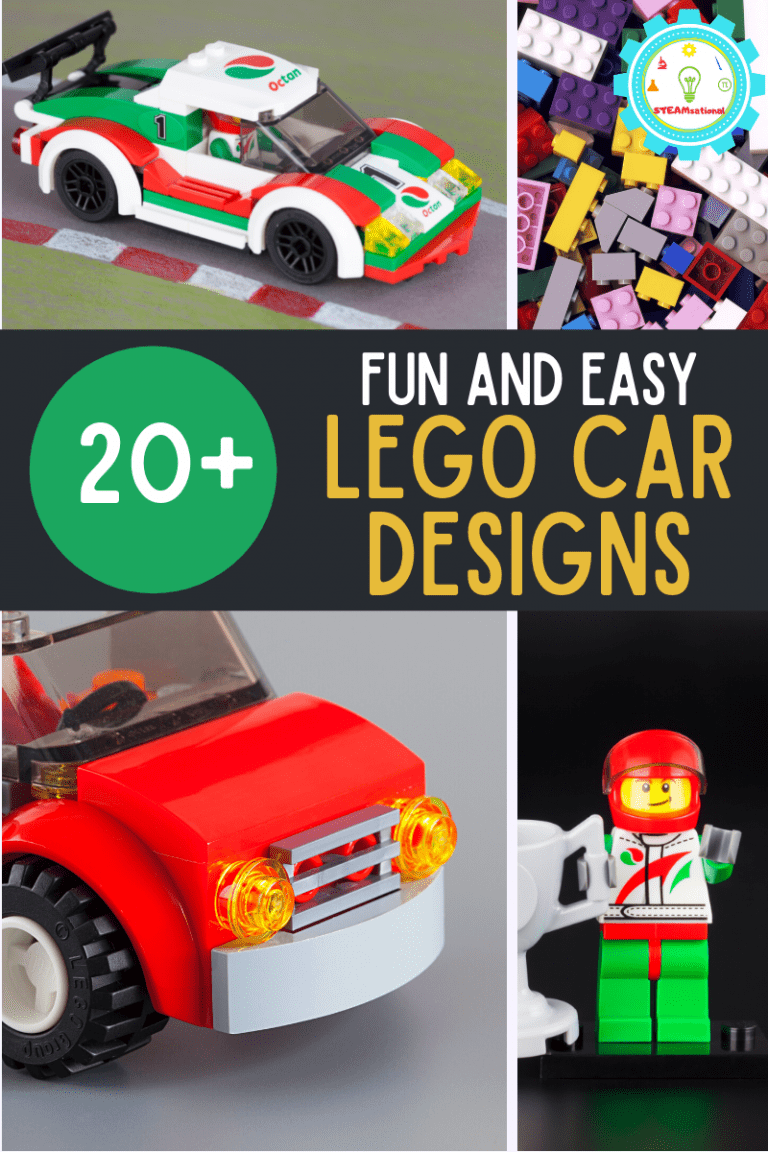 20 Easy LEGO Cars to Build with Kids