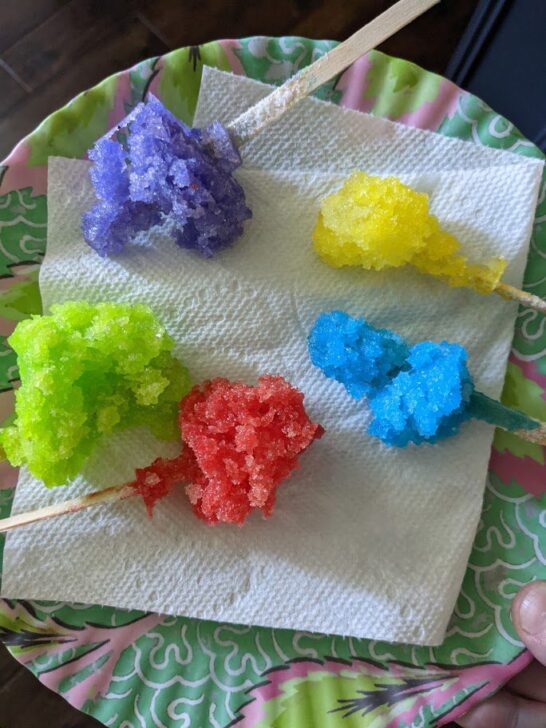 Rock Candy Experiment for Kids- The Fastest Way to Make Rock Candy!
