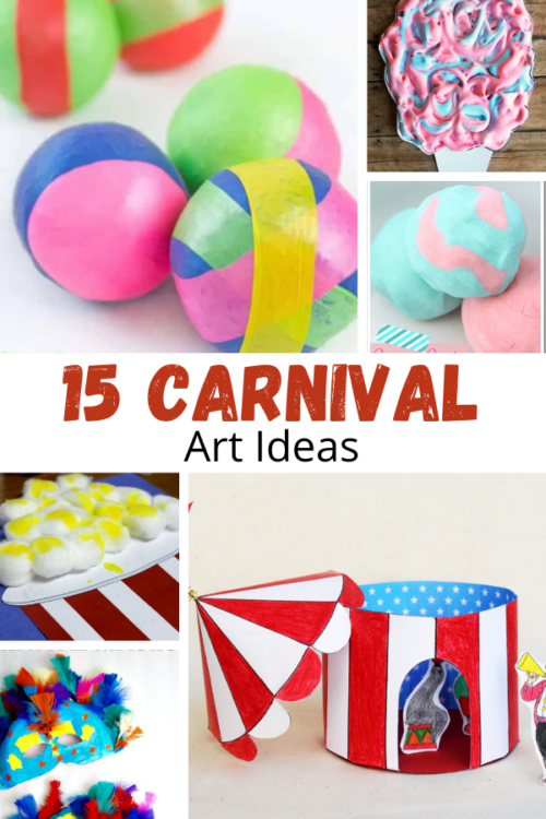 20+ Colorful Carnival Art Ideas for Kids
