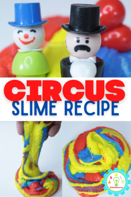 Easy to Make (and low mess) Circus Slime Recipe