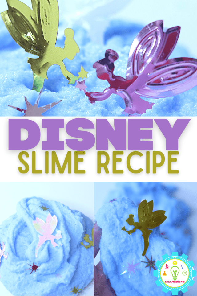 4 Ingredient Disney World Slime Recipe Inspired by the Magic Kingdom!