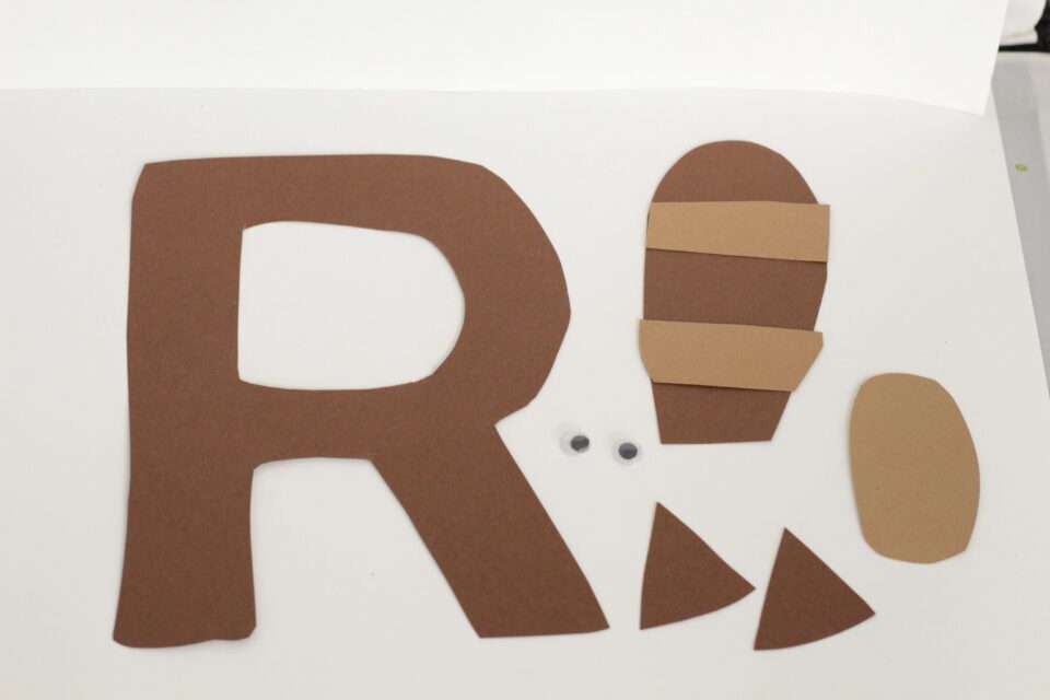R is for Racoon Alphabet Craft for Preschool