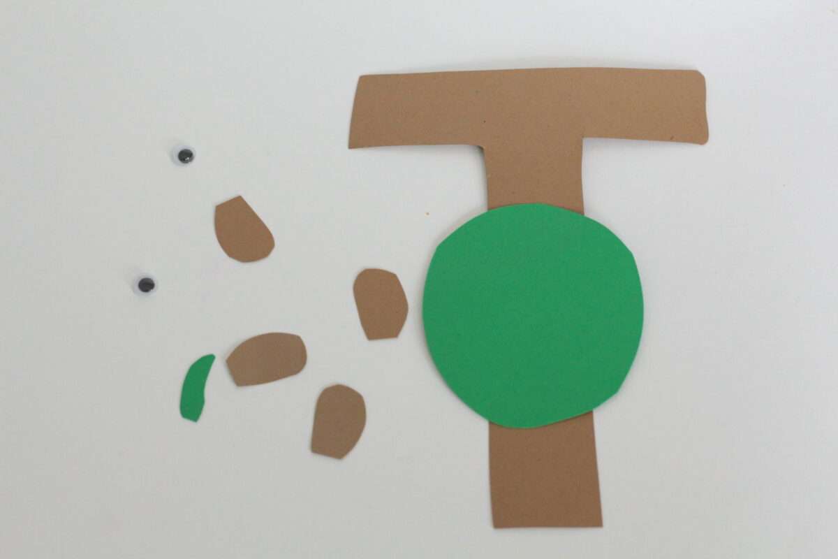 T is for Turtle Animal Alphabet Craft