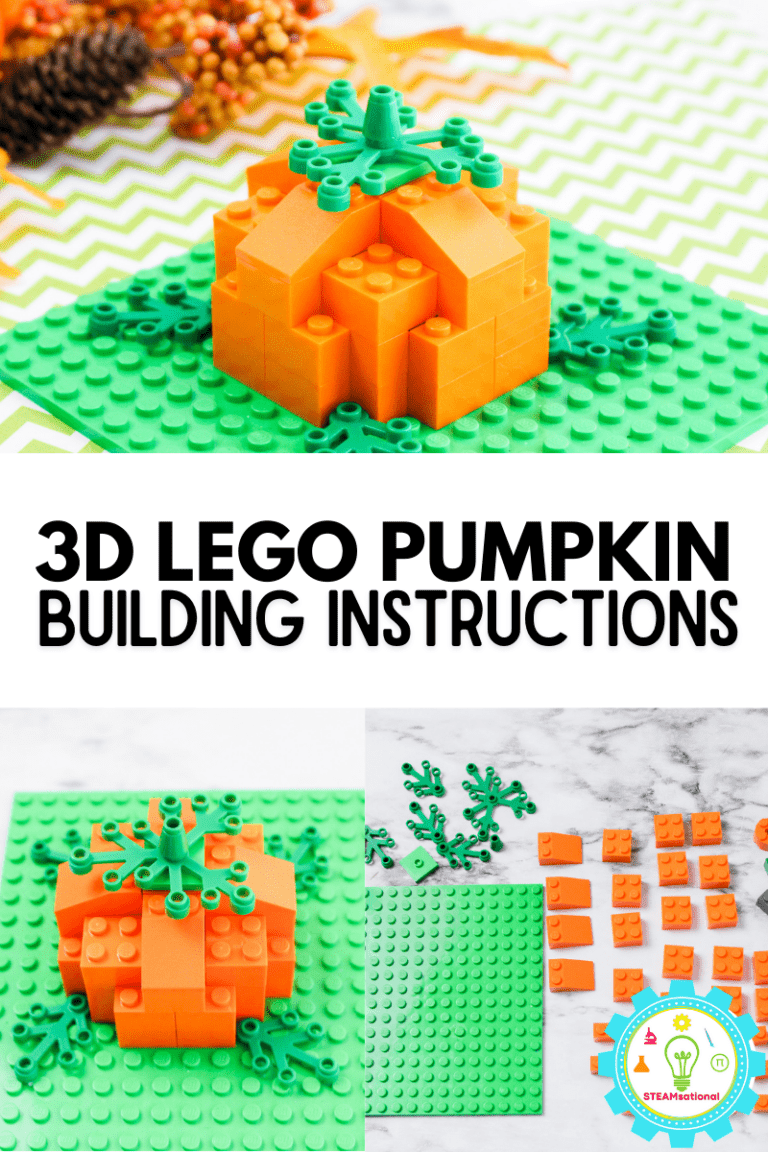 Easy Instructions to Make a 3D LEGO Pumpkin