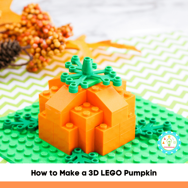 Easy Instructions to Make a 3D LEGO Pumpkin
