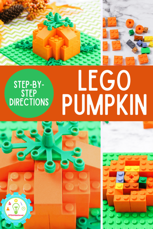 Easy Instructions to Make a 3D LEGO Pumpkin