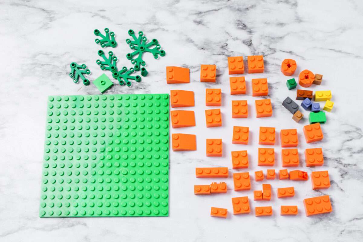 Easy Instructions to Make a 3D LEGO Pumpkin