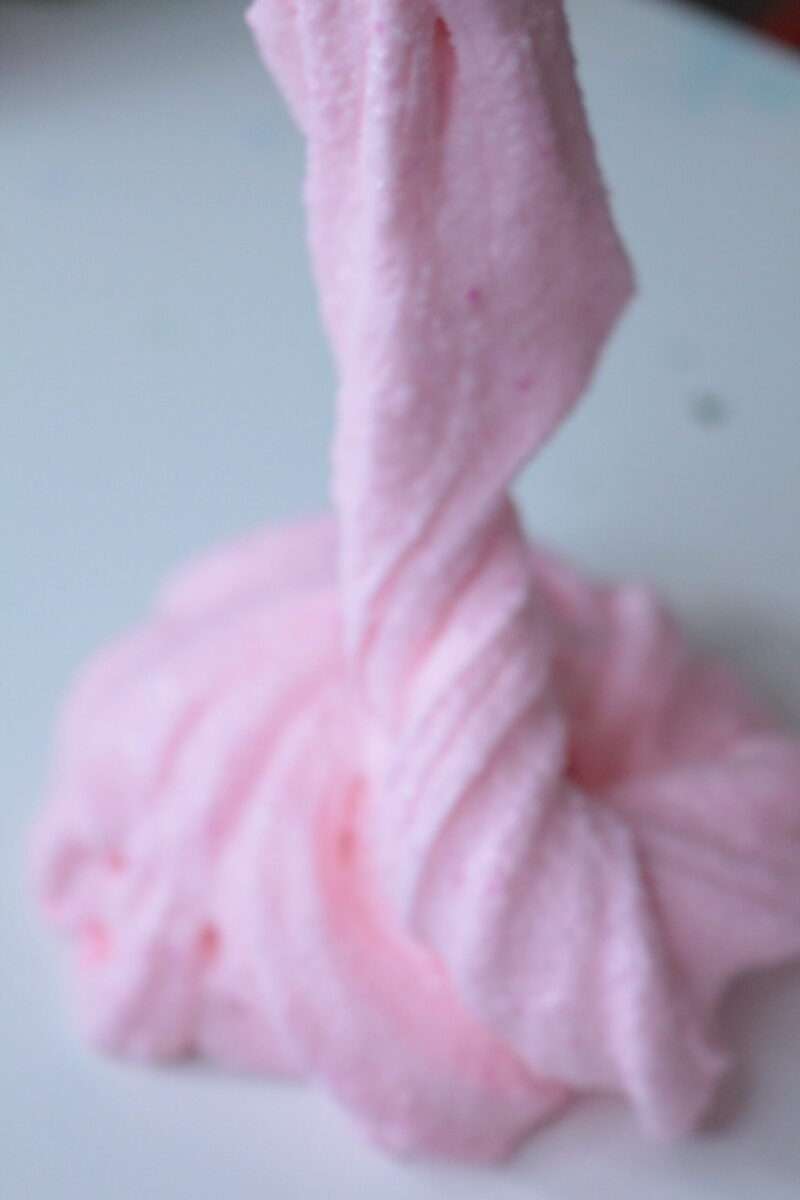 Easy Fluffy Glitter Glue Slime Recipe Without Contact Solution