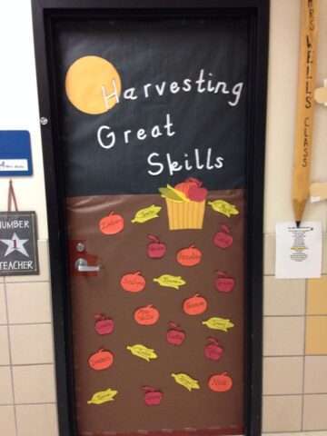 9 Harvest Classroom Door Decorations Perfect for Fall!