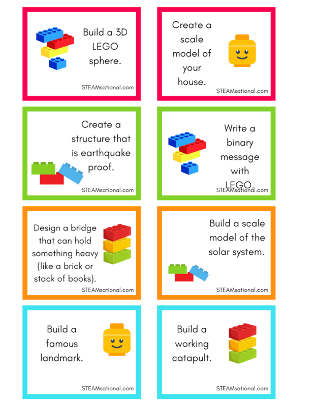 LEGO STEM Challenges for Middle School – STEAMsational