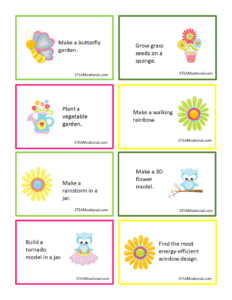 Spring STEM Challenge Card MEGA Bundle – STEAMsational