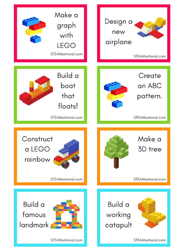 LEGO STEM Challenges for Elementary – STEAMsational