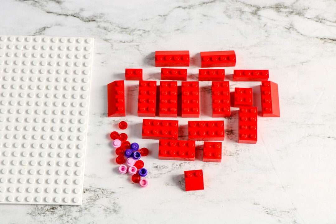How to Build a LEGO Heart the Easy Way!