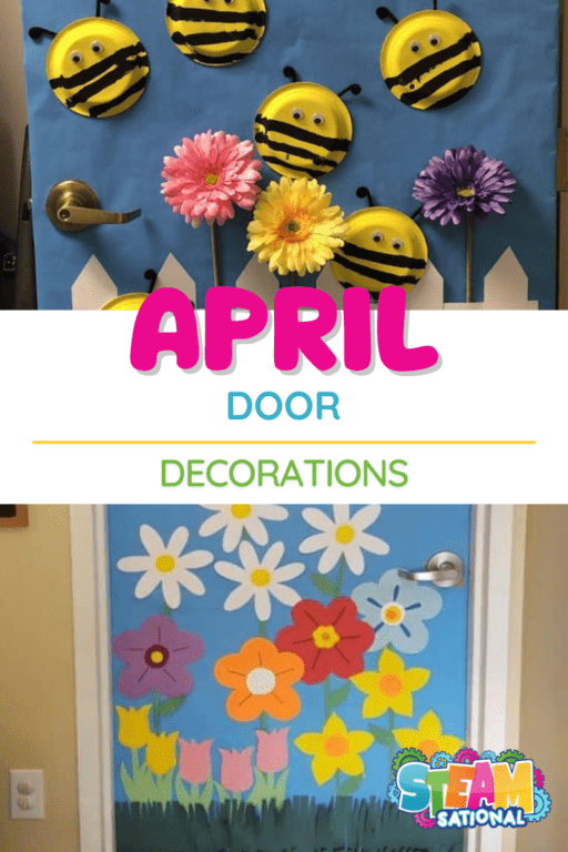 11 Springy April Classroom Door Ideas Bursting with Color!