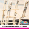 Clothespin and Popsicle Stick Tower Engineering Challenge