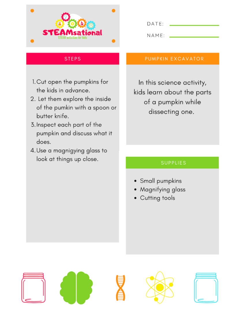 Pumpkin Science Lesson Plan Bundle – STEAMsational
