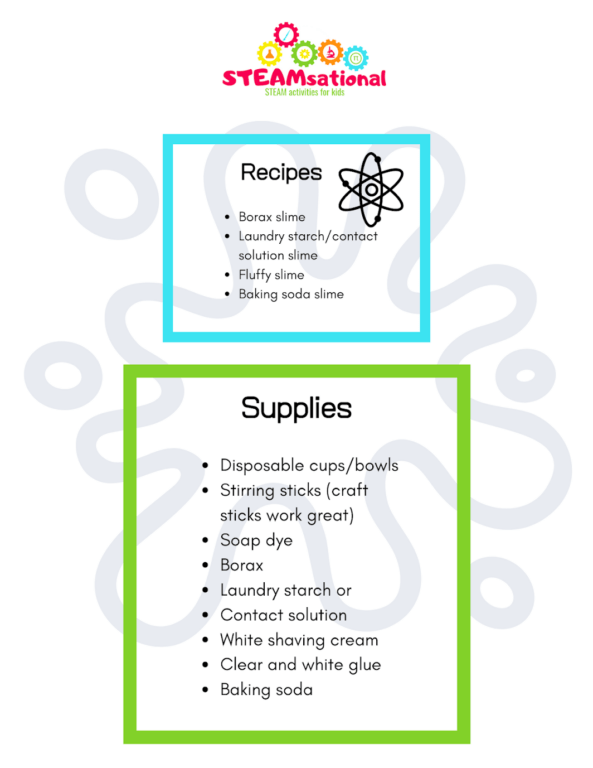 Slime Science Lesson Plan Bundle – STEAMsational